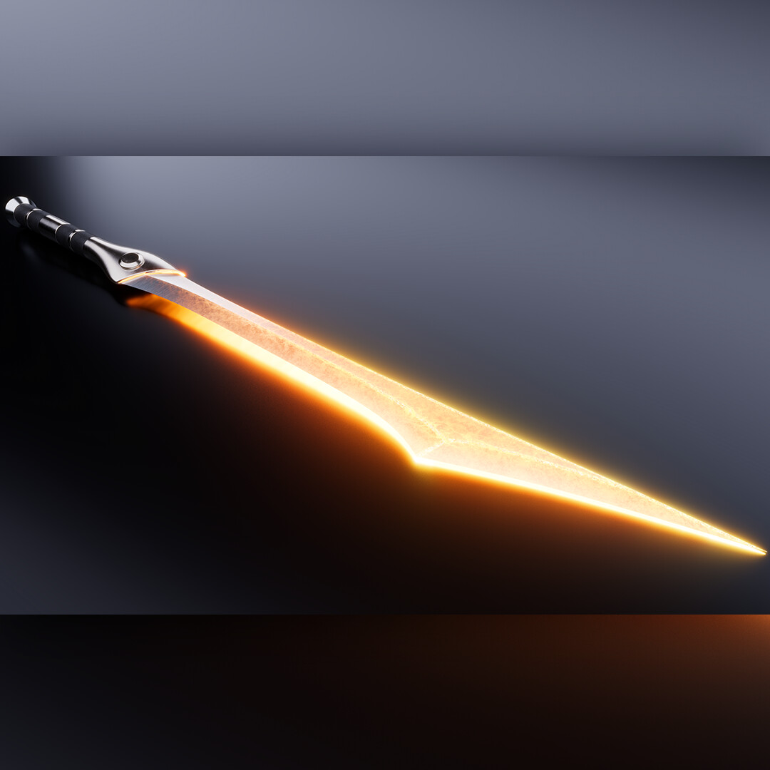 ArtStation - Heated sword