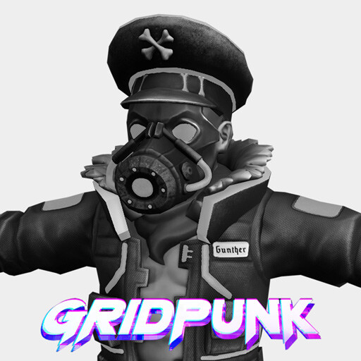 ArtStation - Gridpunk - Gunther Character