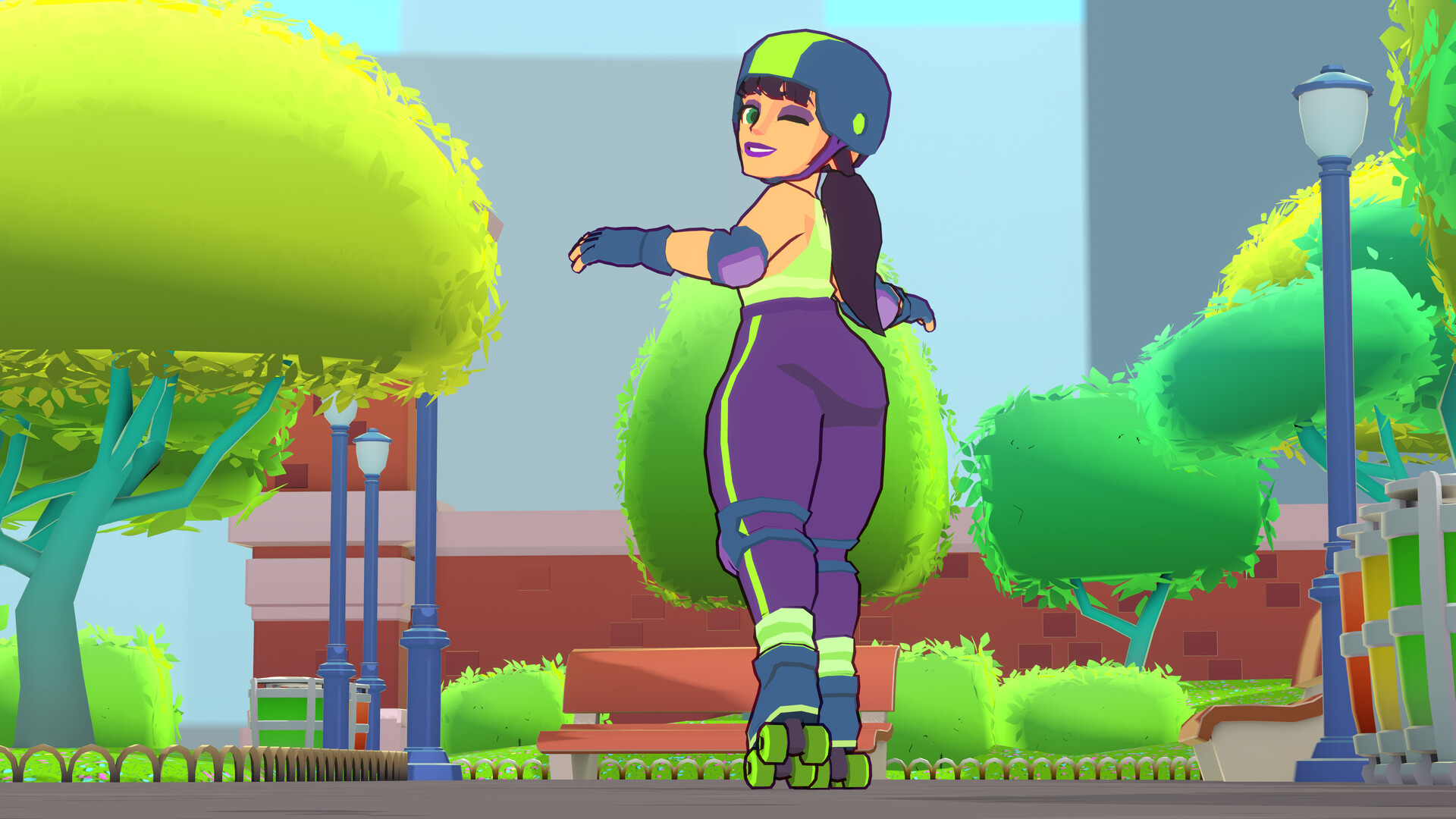 ArtStation - Roller Blades Girl