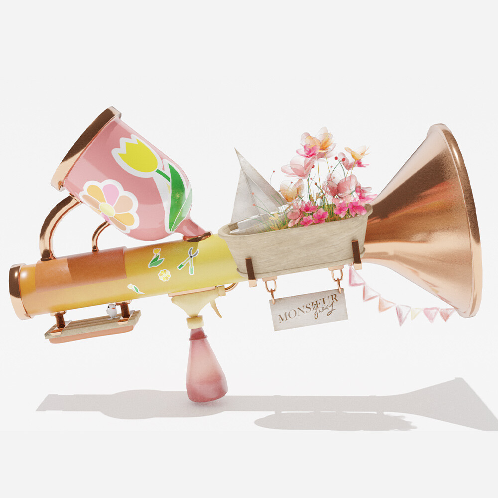 ArtStation - Flower Rocket Launcher