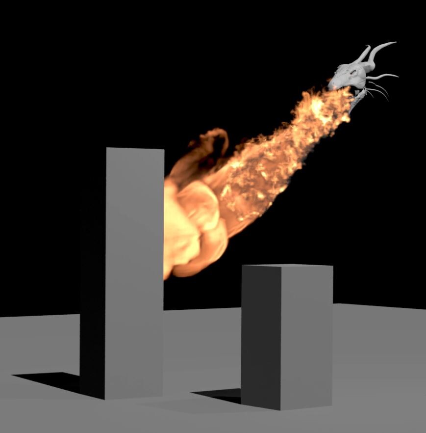 ArtStation - R&D Drake fire