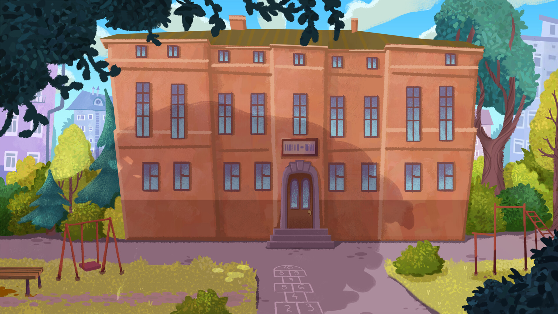 ArtStation - Environments for cartoon animation