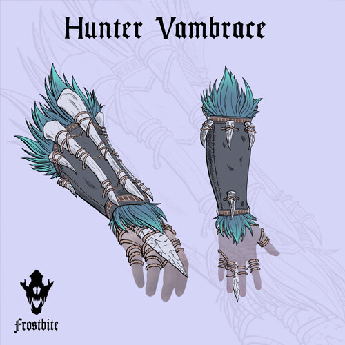 ArtStation - Hunter Vambrace