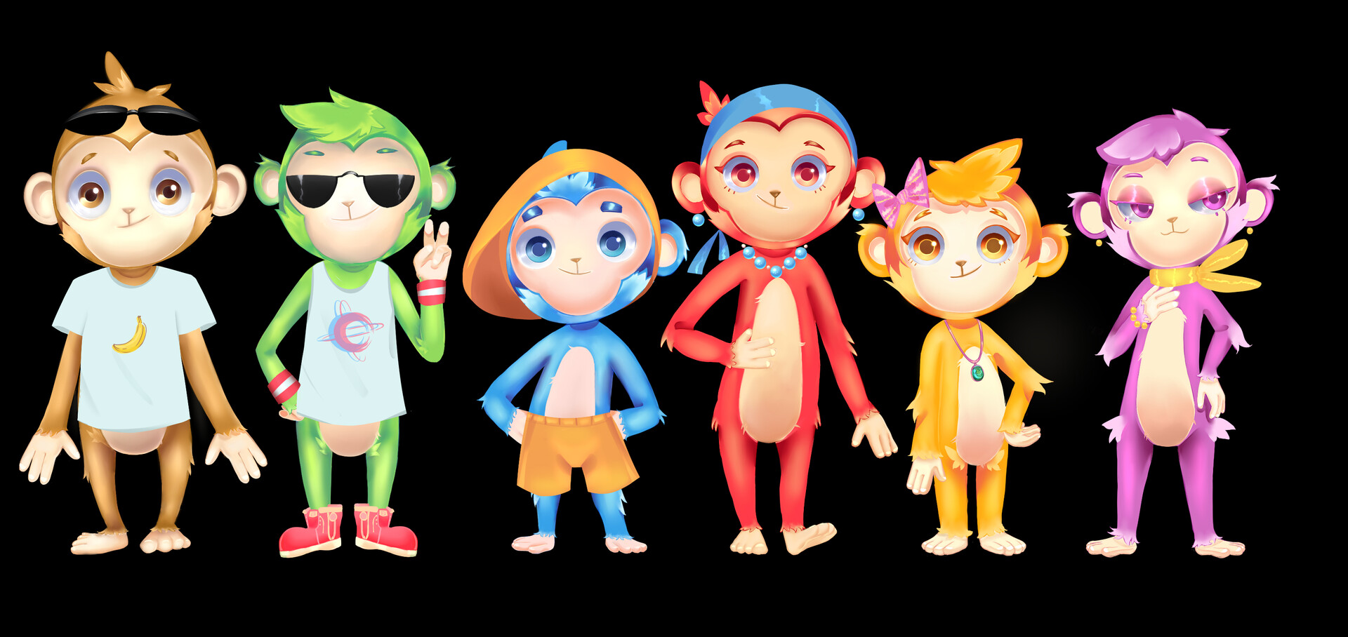 ArtStation - Musical Monkeys / Educational Game