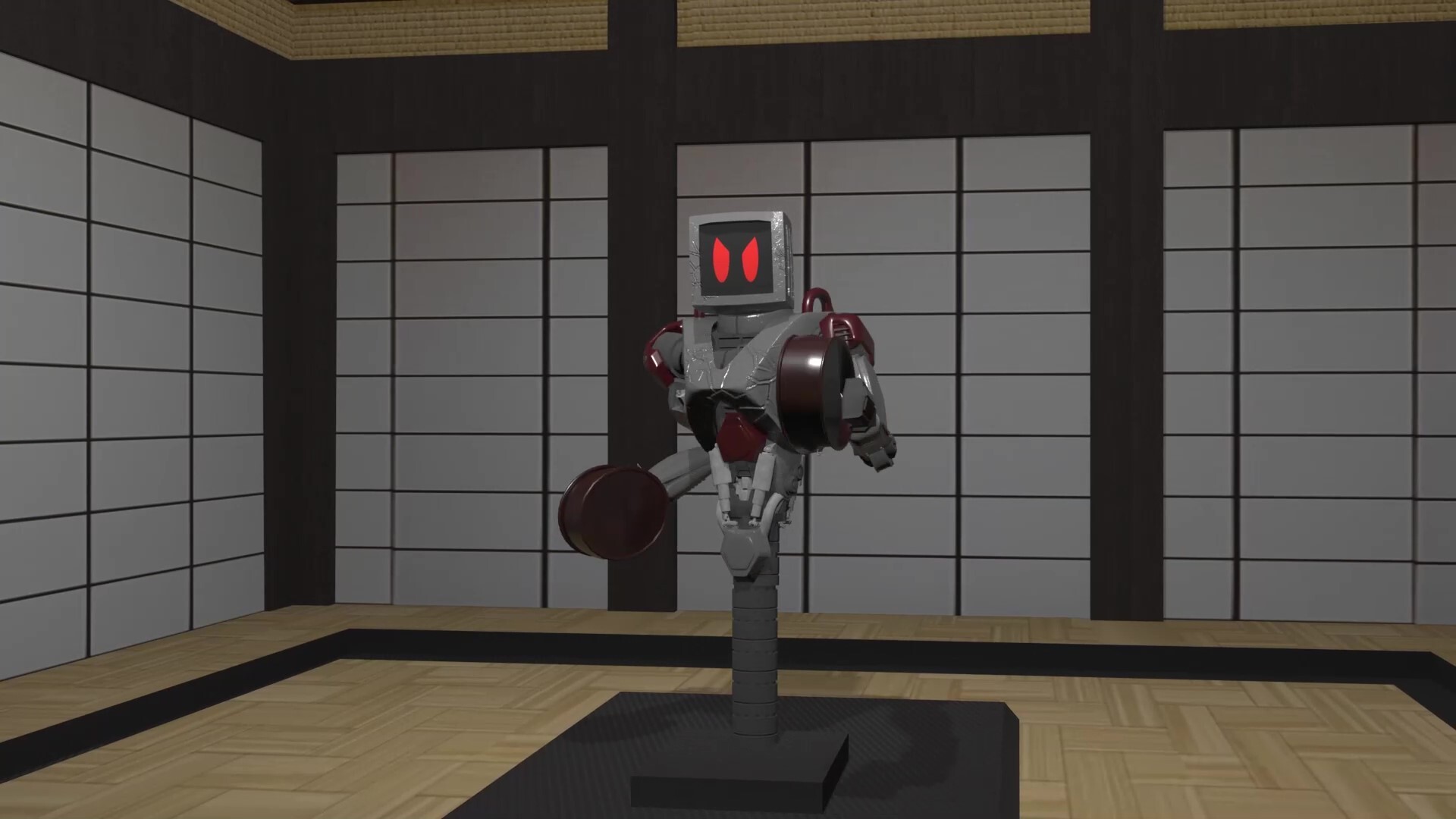 ArtStation - Bot fight Scene highlights