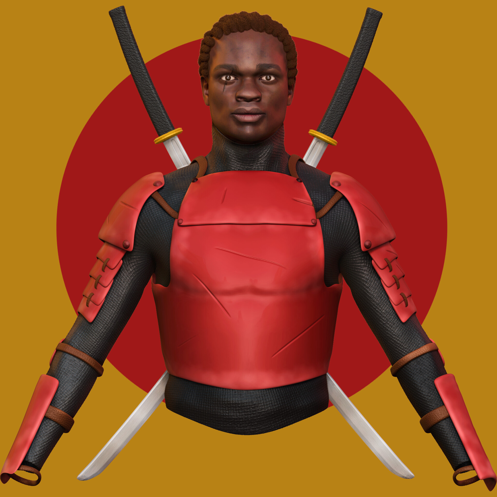 ArtStation - Yasuke - The Black Samurai