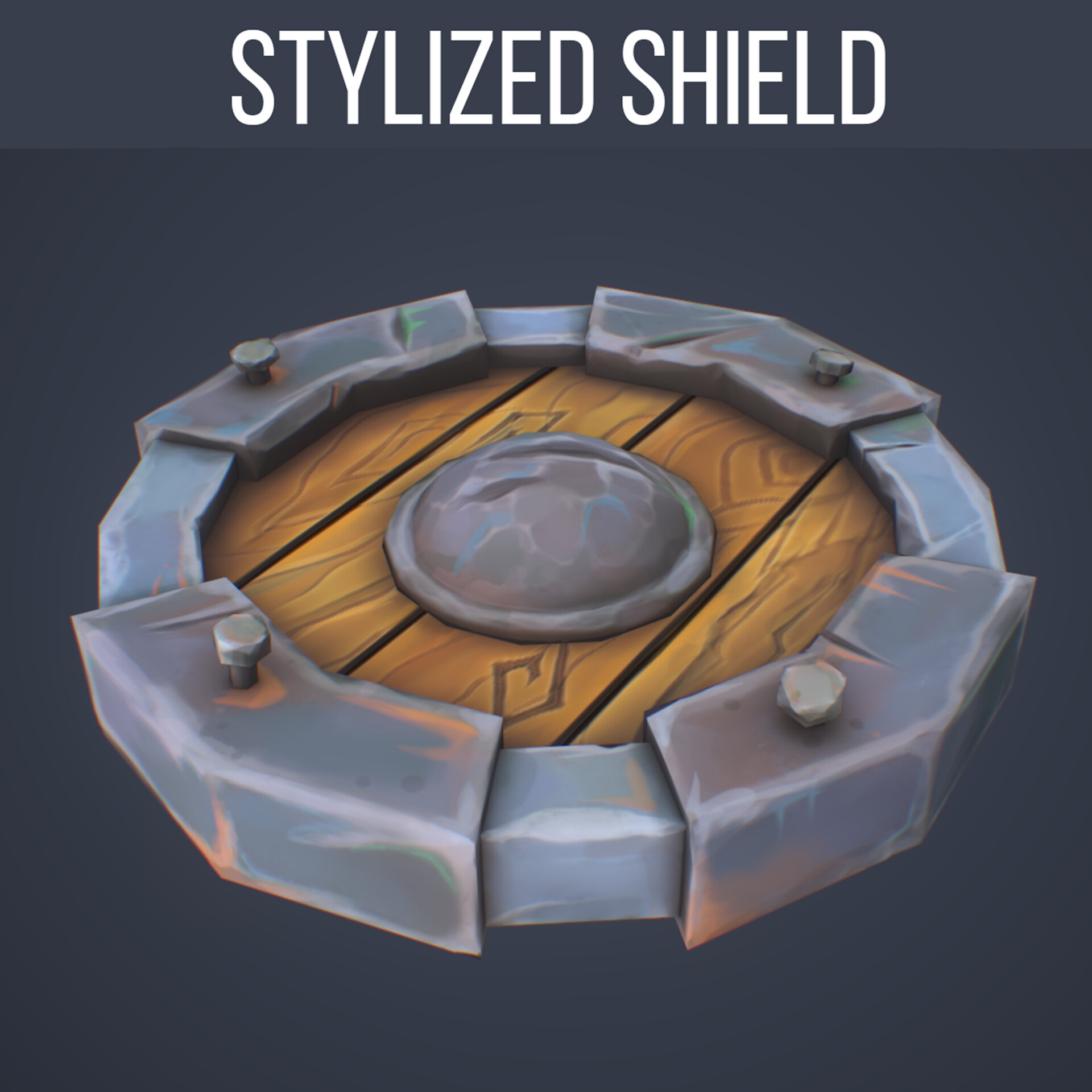 ArtStation - Stylized Shield