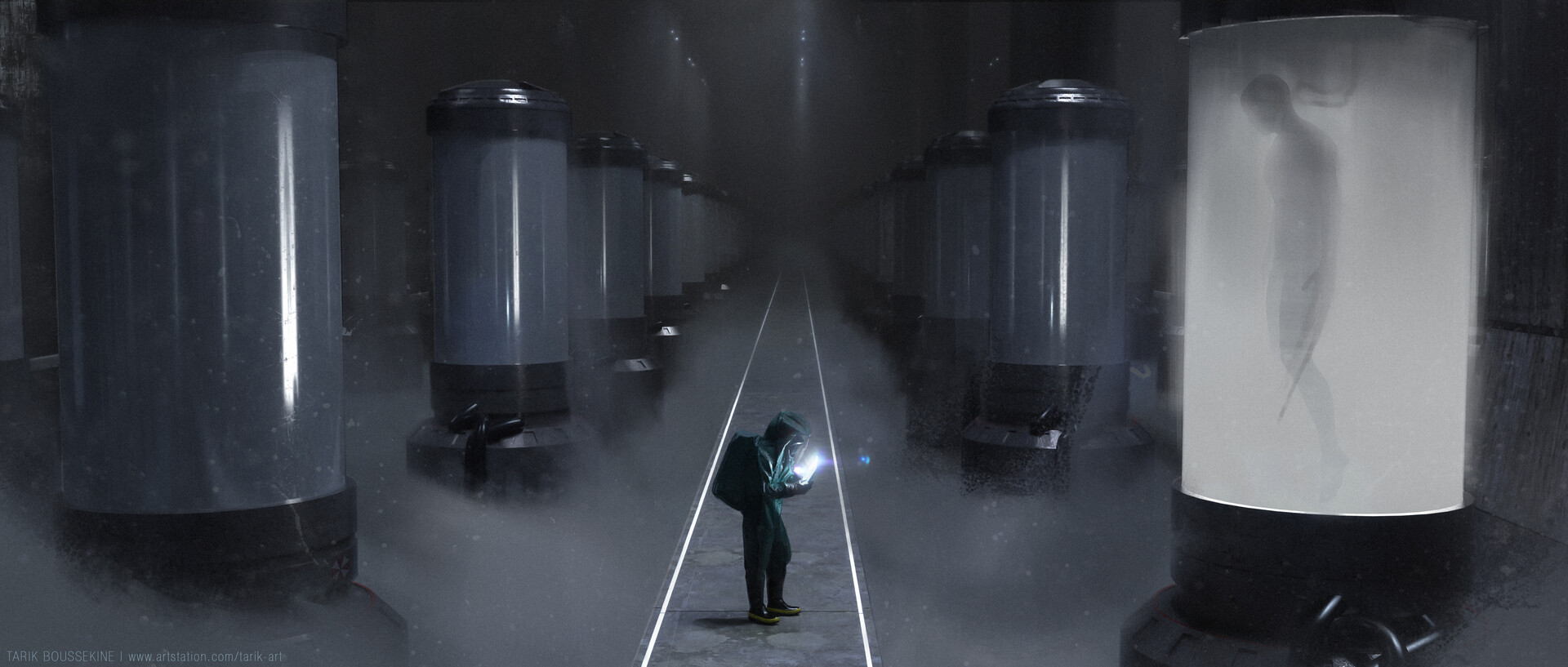 ArtStation - Biohazard - narrative concept art practice 1