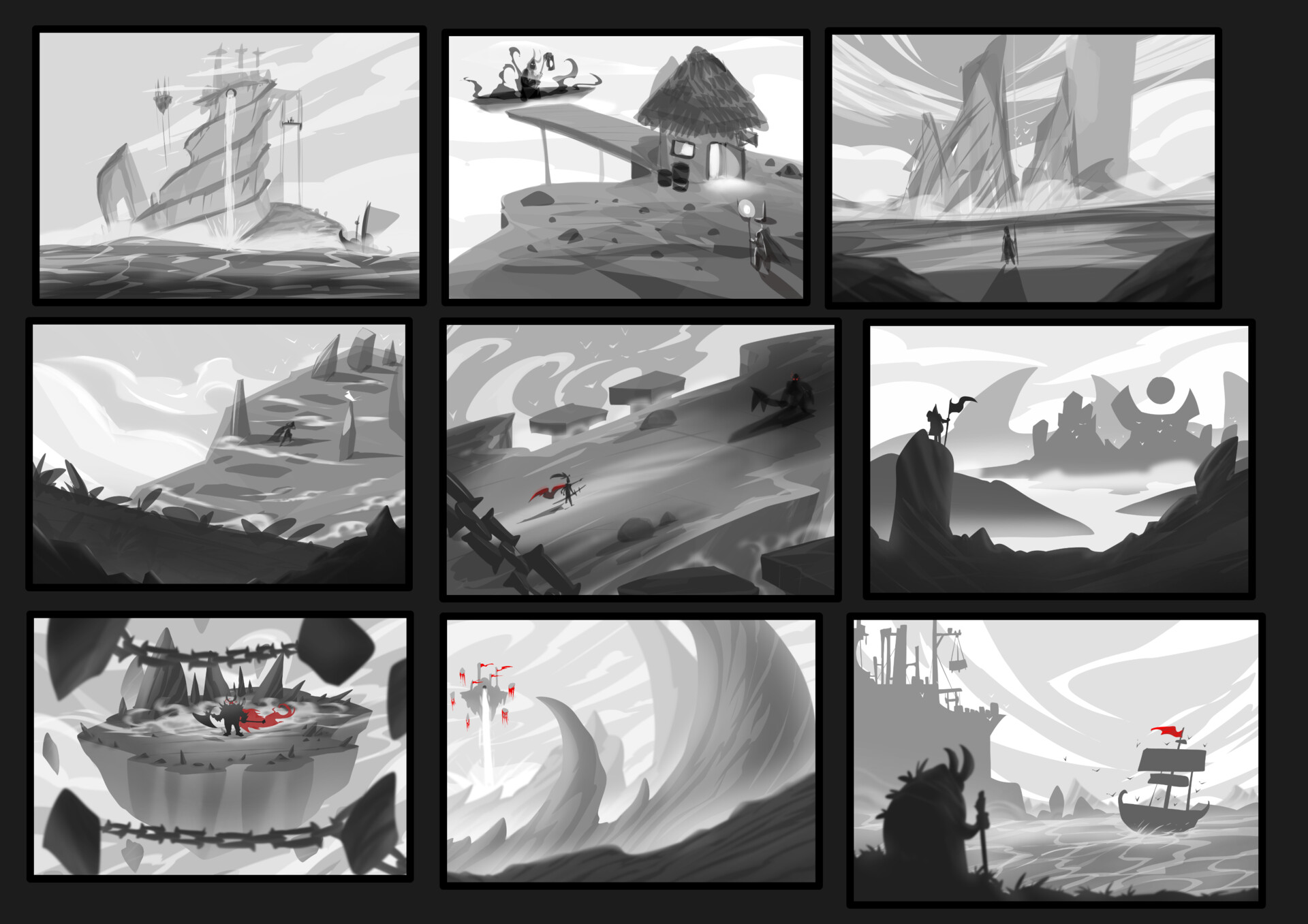 ArtStation - Environment Value and Composition Practice
