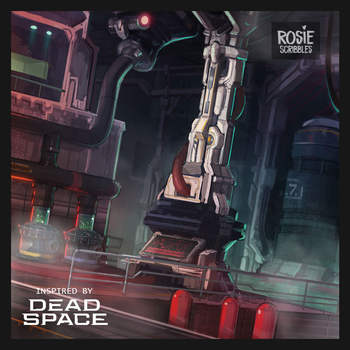 ArtStation - Dead Space Inspired Tram Station