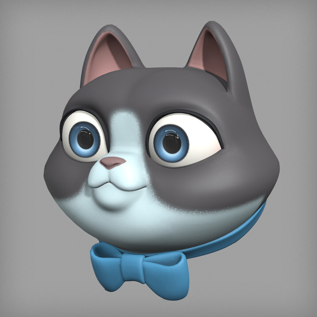 ArtStation - Cartoon cat character