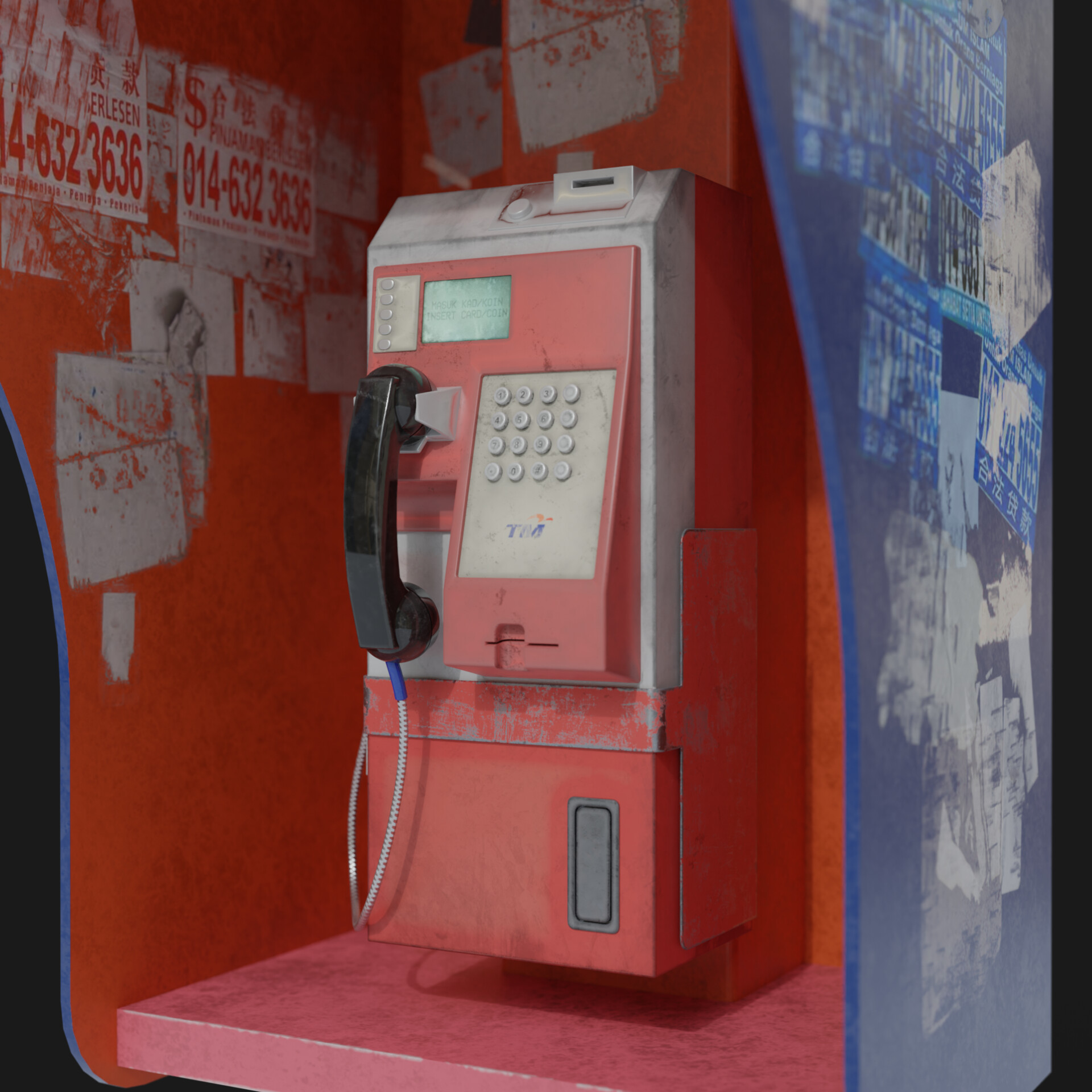 ArtStation - Public phone