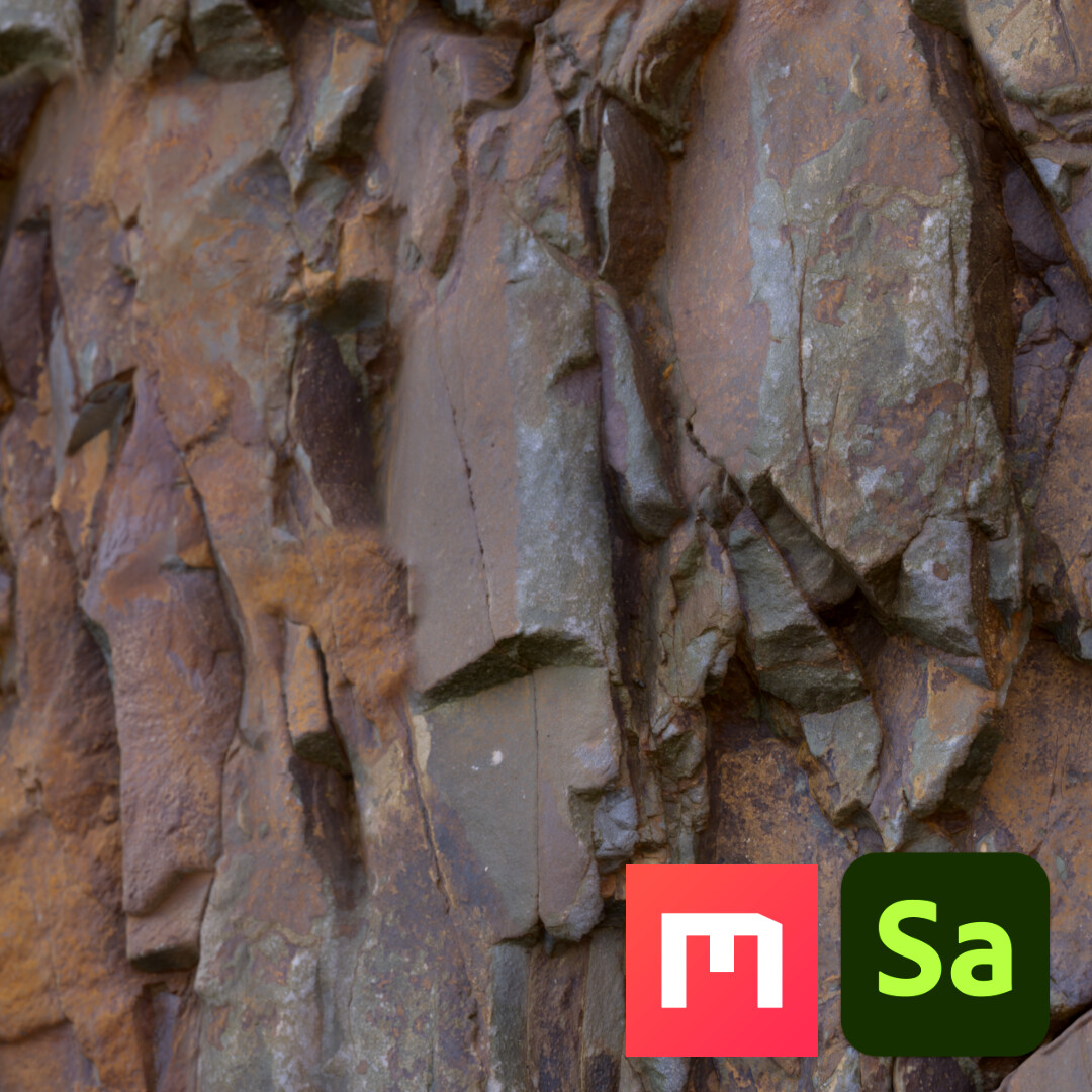 ArtStation - Sharp Red Rock Material