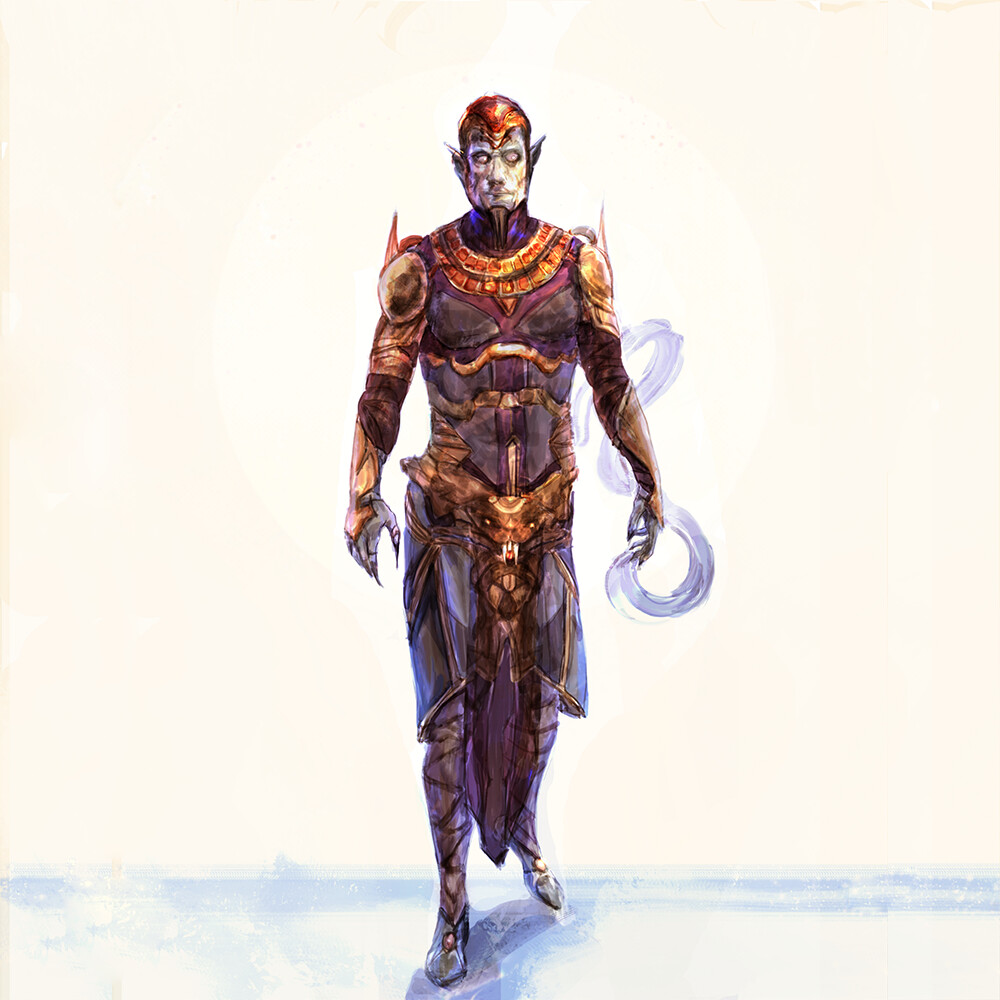 ArtStation - Lich on the plane of death