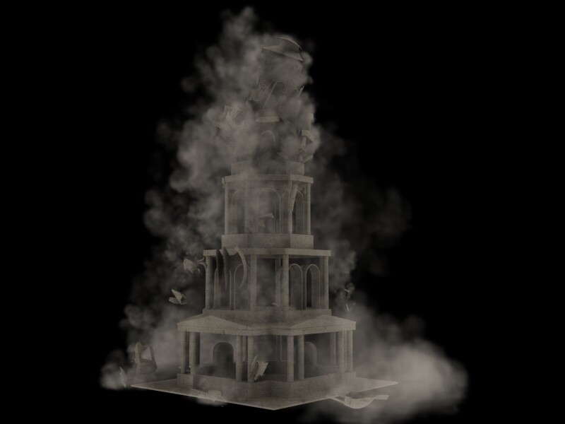 ArtStation - Tower Collapse