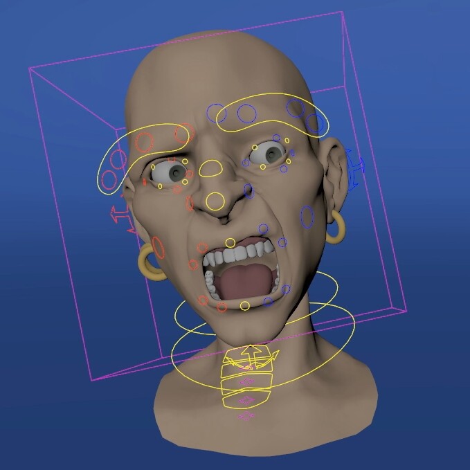 ArtStation - Pilsudorix Warrior Facial Rigging Breakdown