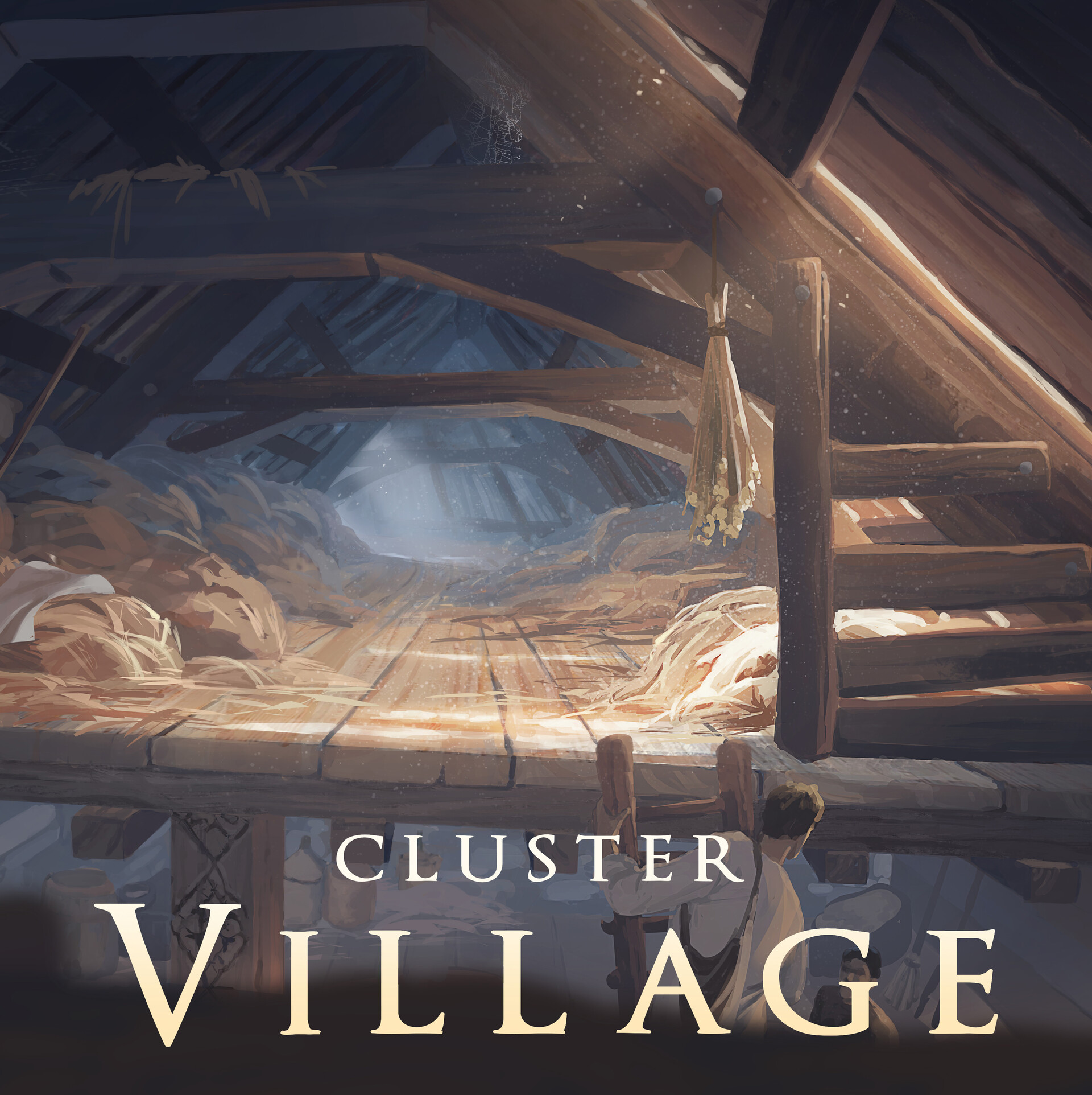 ArtStation - Cluster Village - interior mood paintings