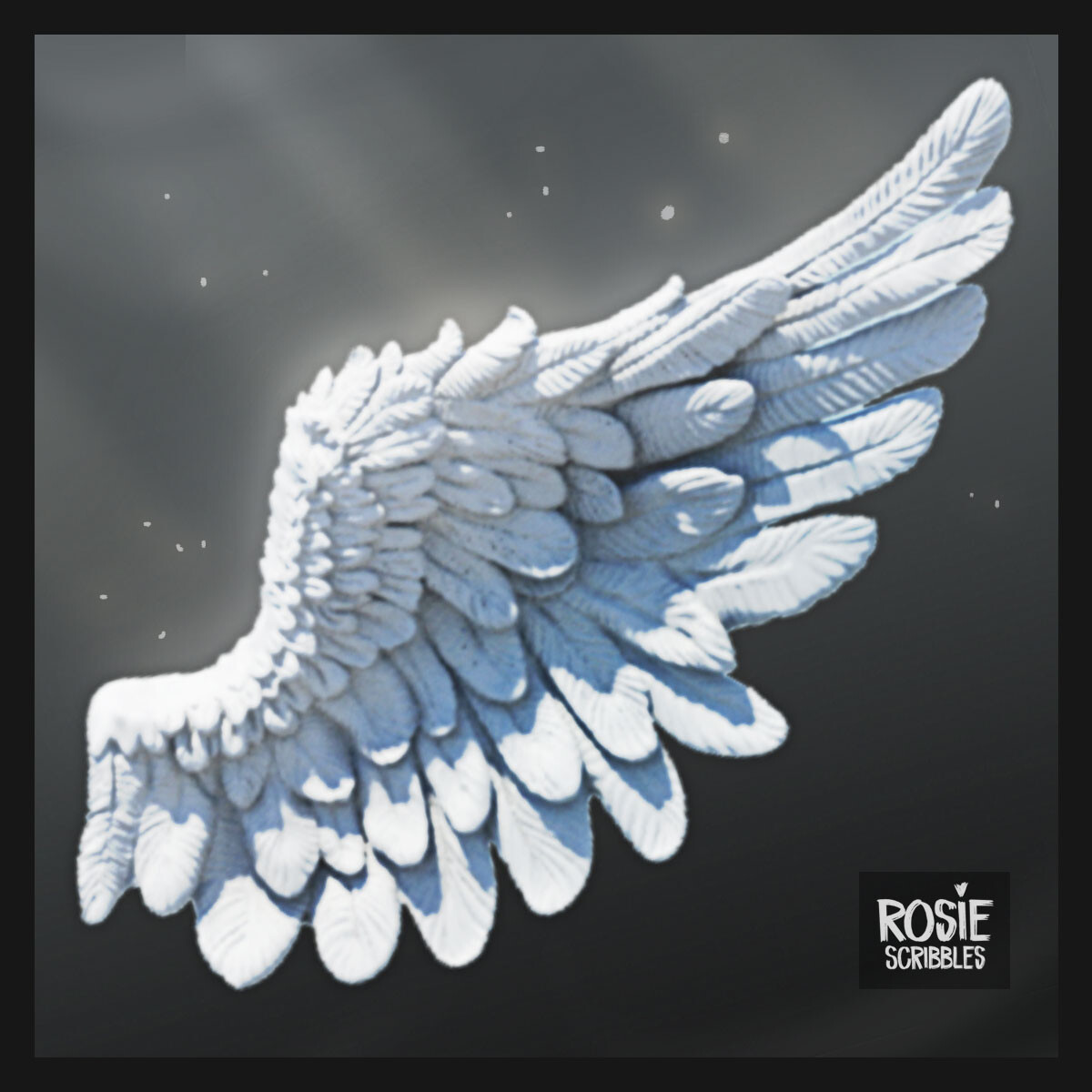 ArtStation - Classical Wing Sculpture/ 3D Sketch