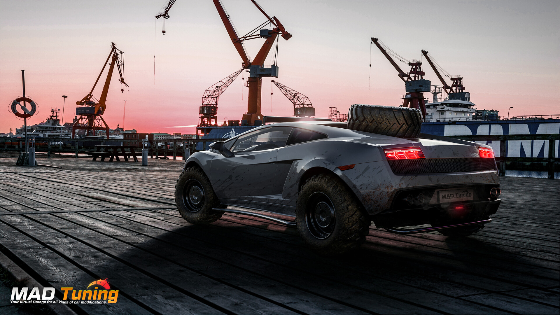 ArtStation - Offroad Widebody Lamborghini Gallardo