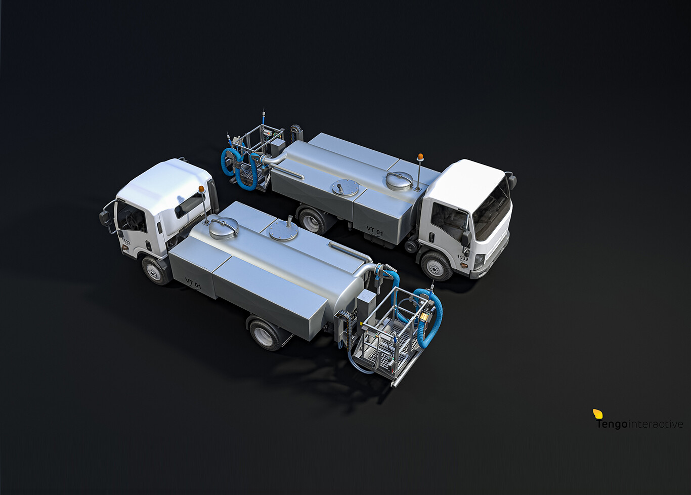 ArtStation - ISUZU ELF Aircraft Maintenance