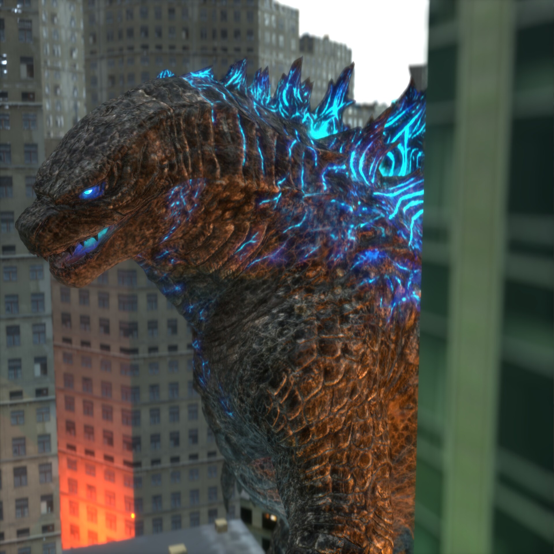 ArtStation - Godzilla 2019 renders