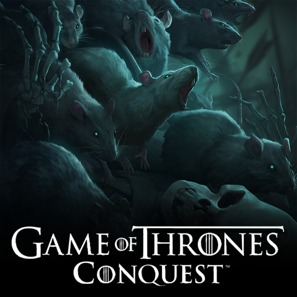 ArtStation - Game of Thrones: Conquest - Rat Swarm Illustration