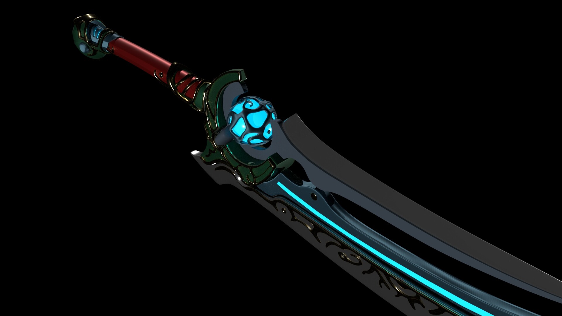 ArtStation - Fantasy sword 1