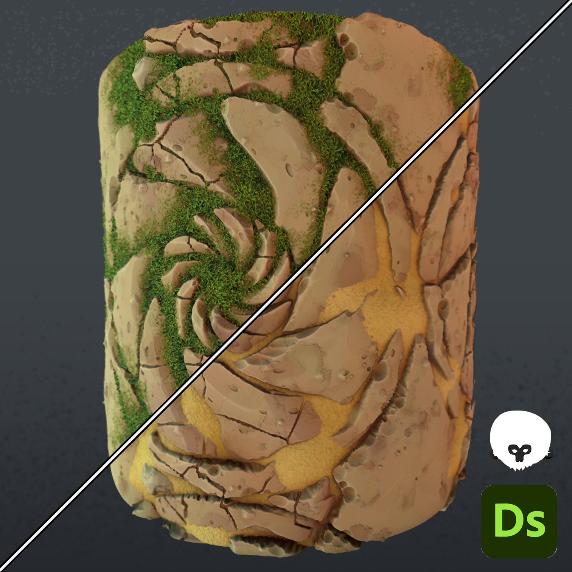 ArtStation - Stylised Ruin Tiles