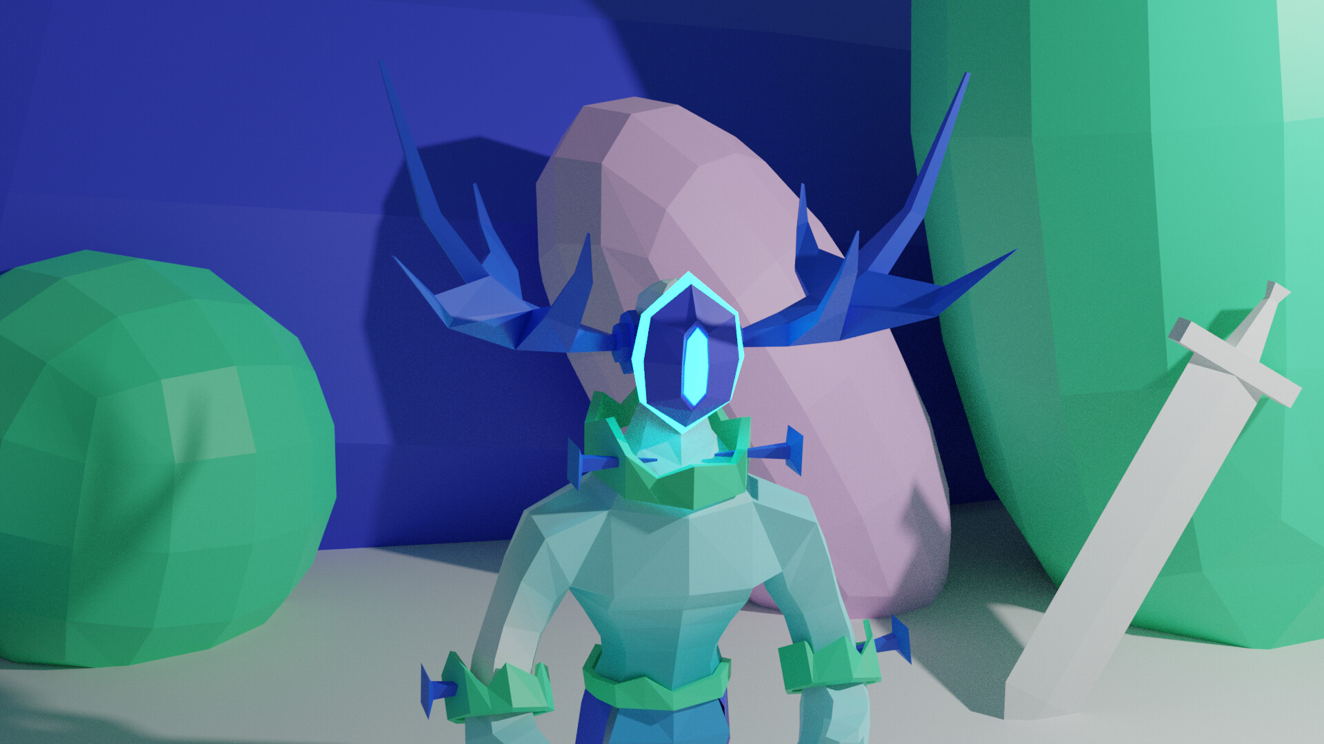 ArtStation - Blender Low Poly Character