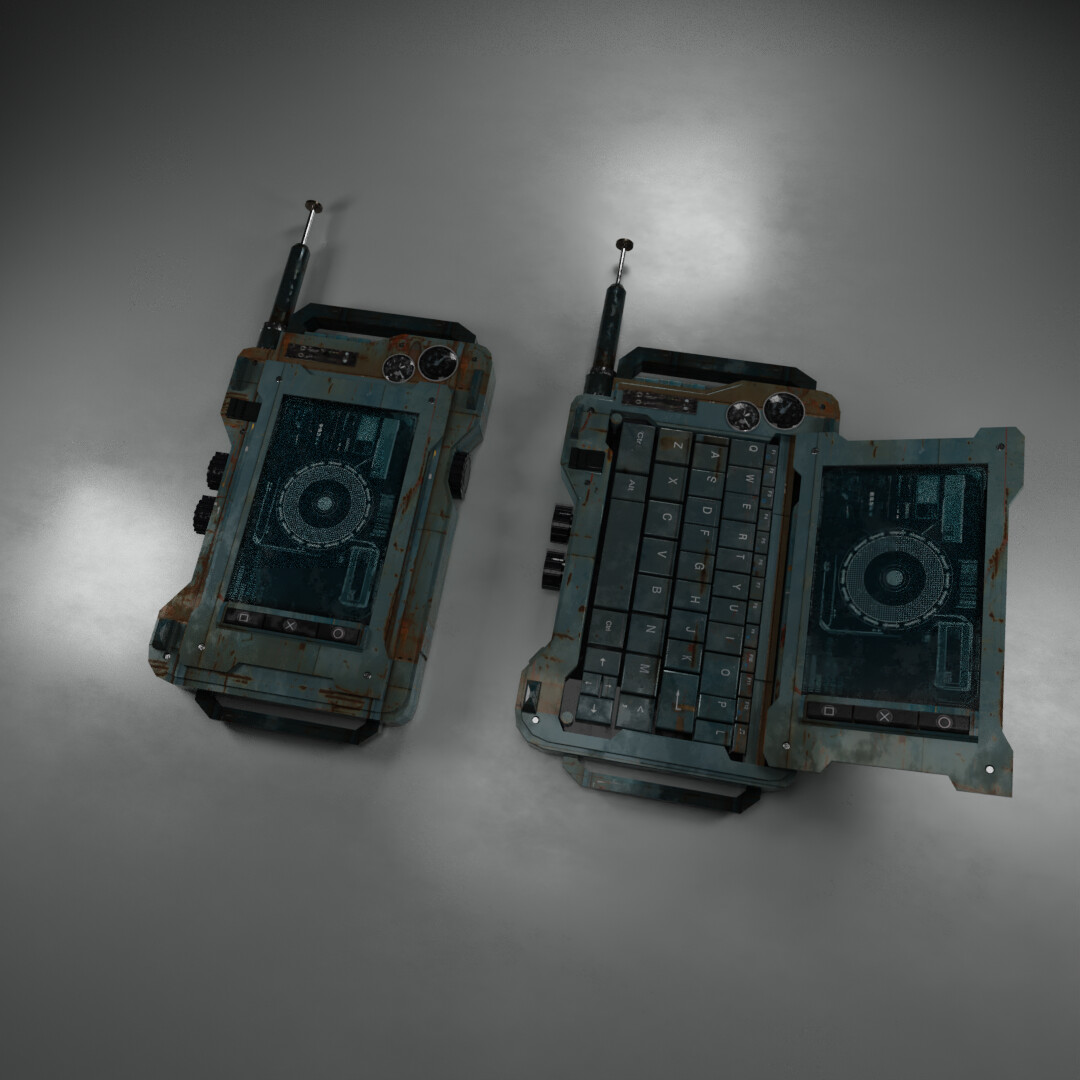 ArtStation - Scifi PDA Computer Asset