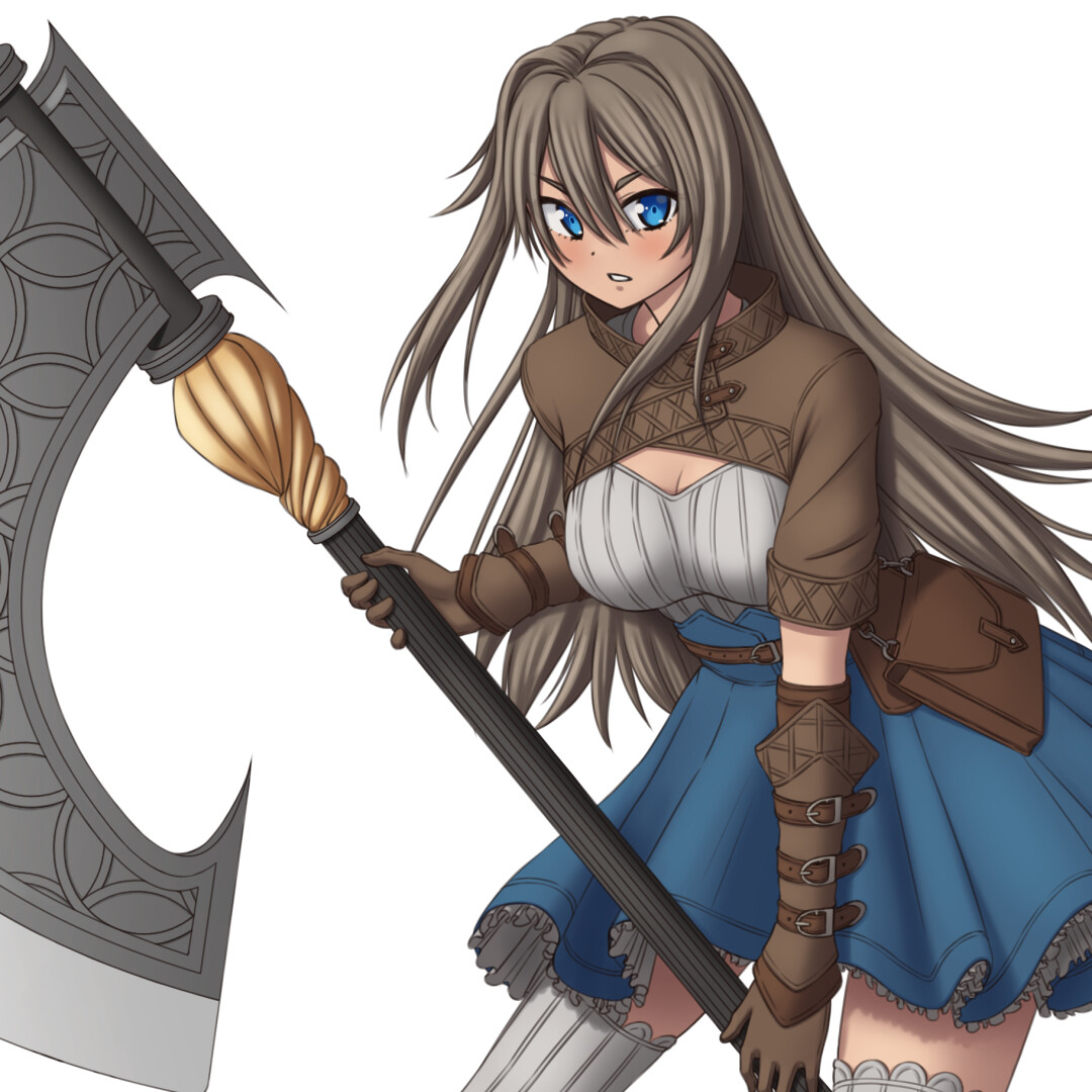 ArtStation - Axe Girl