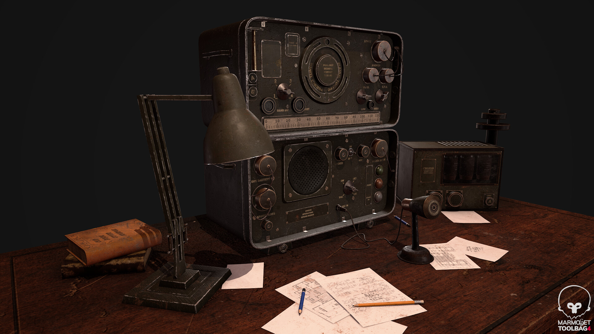 ArtStation - WWII American Radio