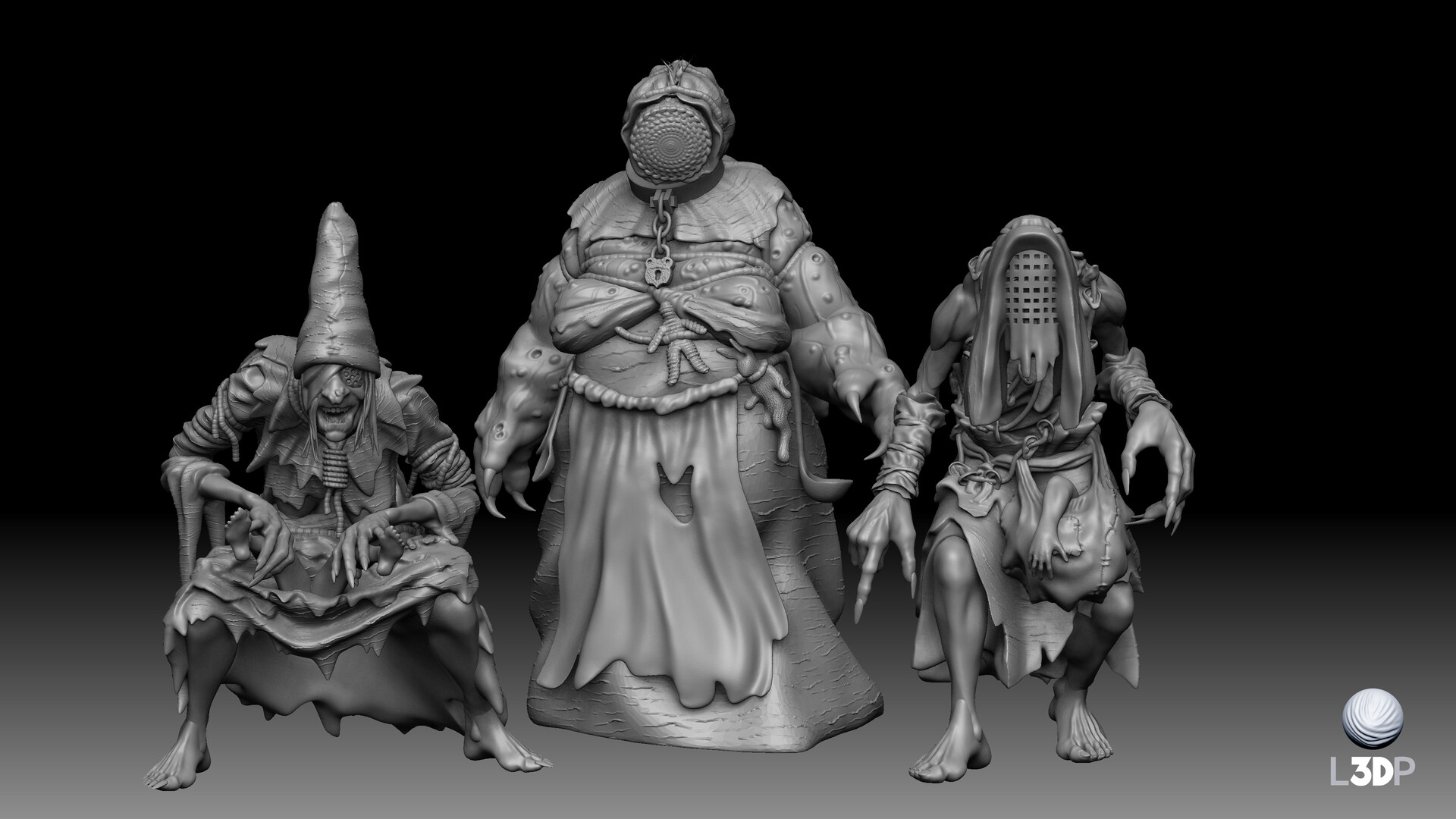 ArtStation - Quick Sculpts (Witcher 3 models)