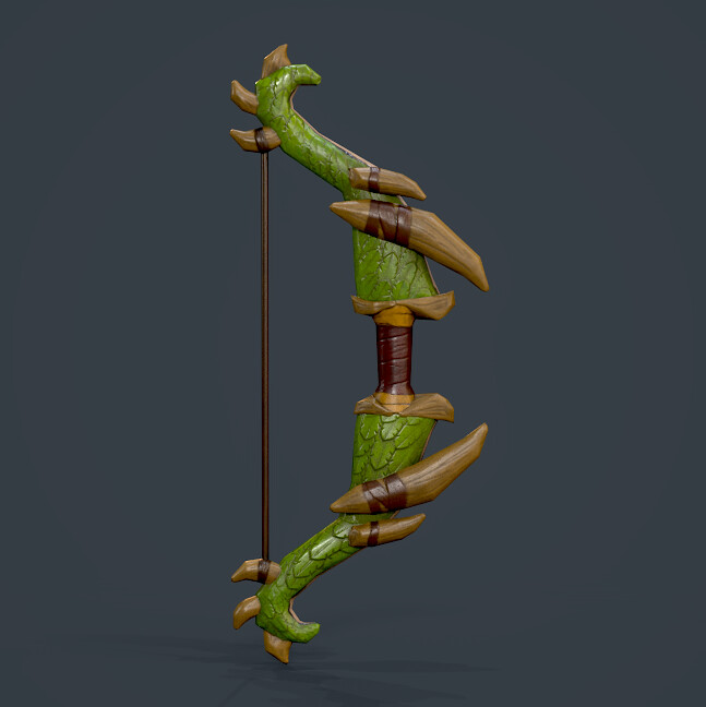 ArtStation - Stylised Bow (Low Poly)