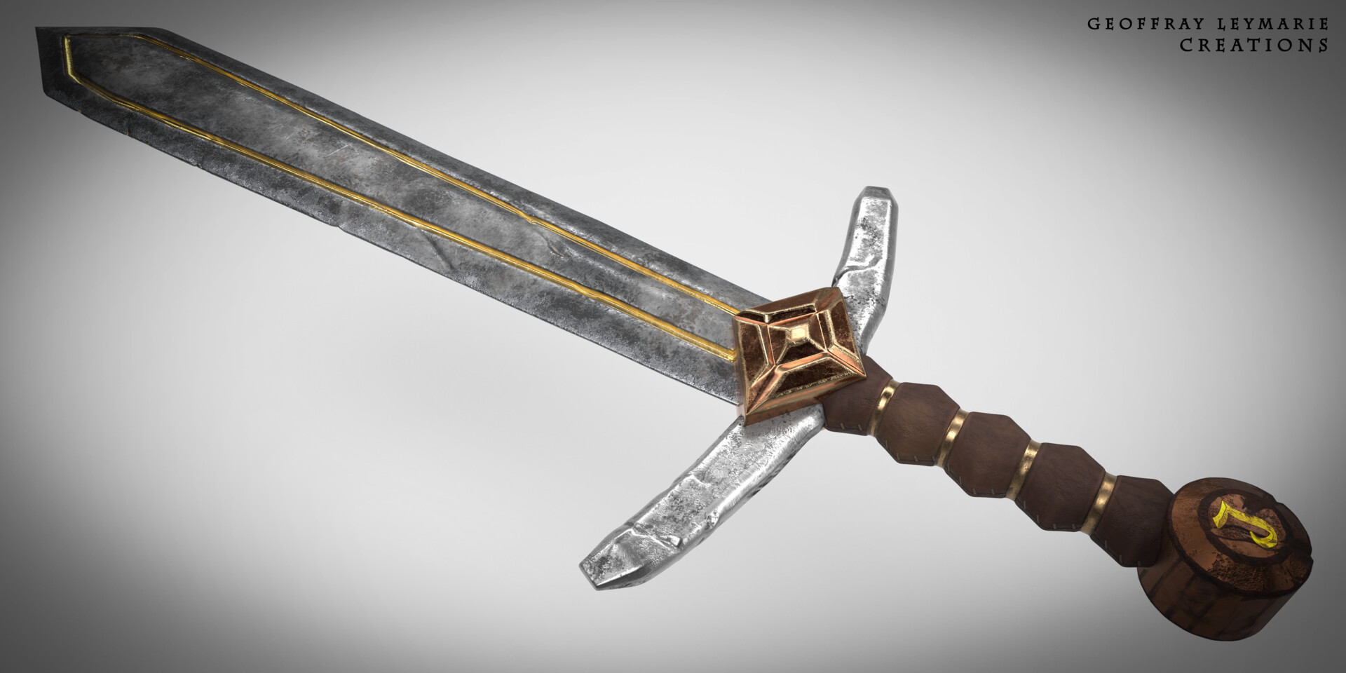 ArtStation - - medieval Sword