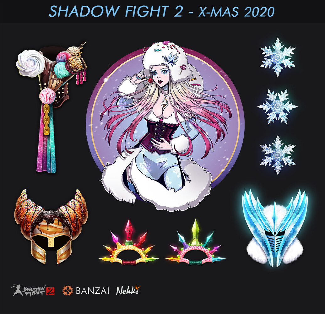 ArtStation - X-mas Set for Shadow Fight 2