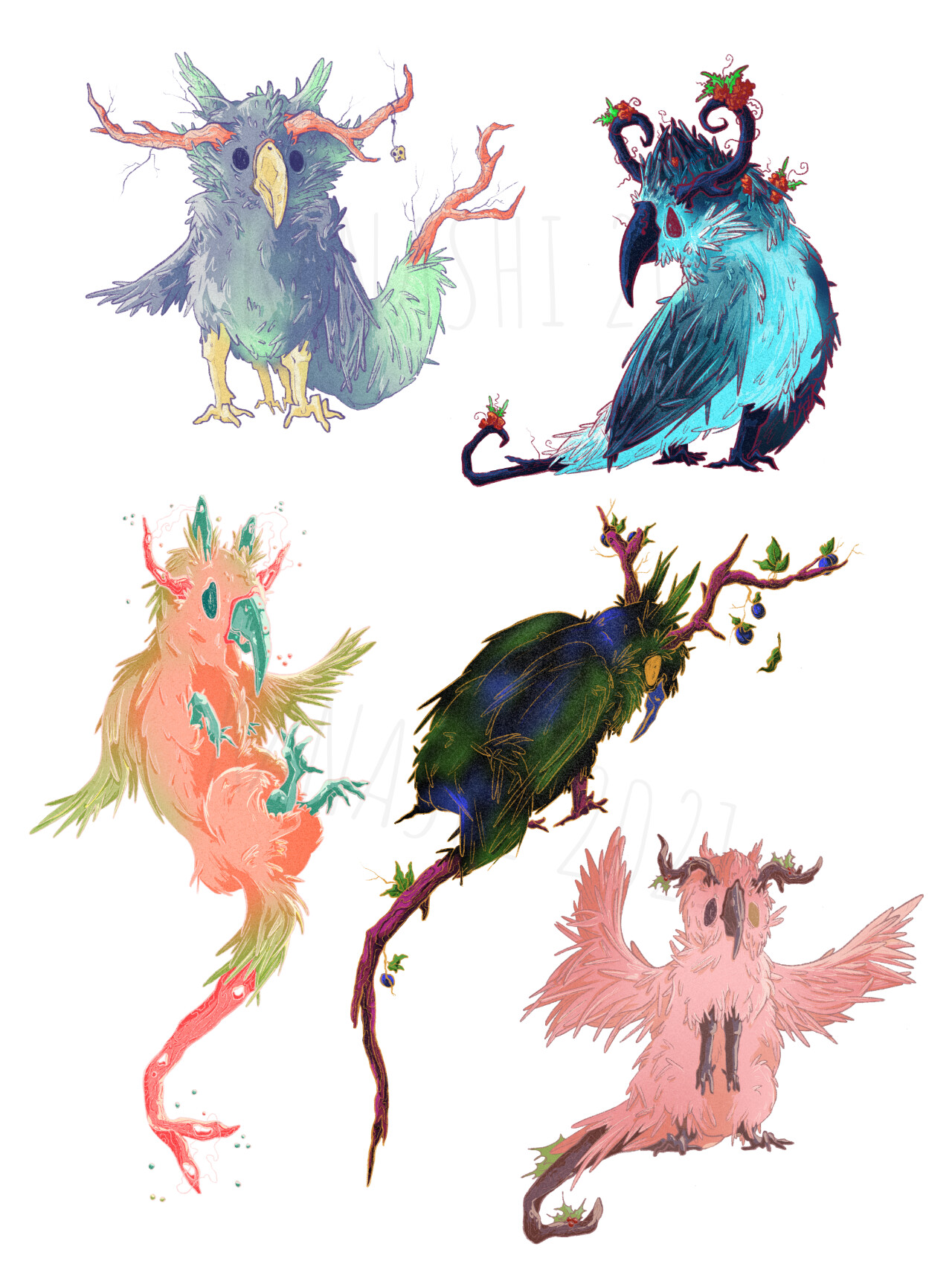 ArtStation - Bunch of random creature designs