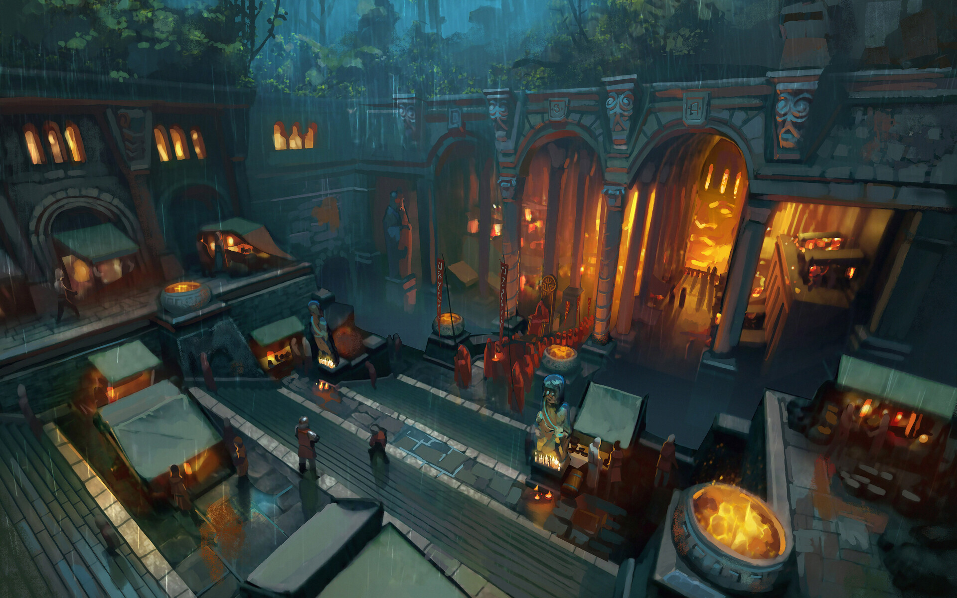 ArtStation - Fallen Sun Temple