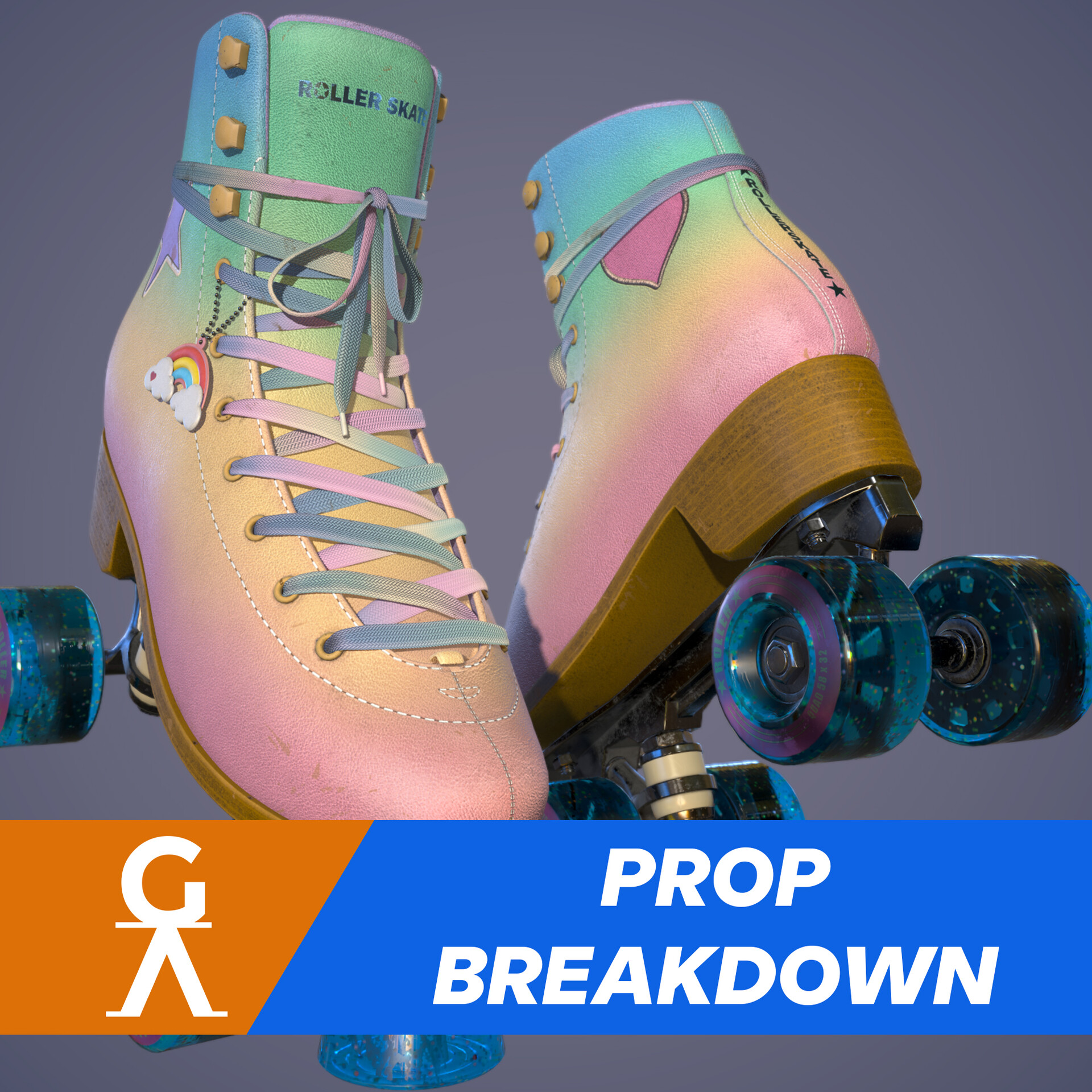 ArtStation - Roller Skate – Prop Breakdown – Irene Ha