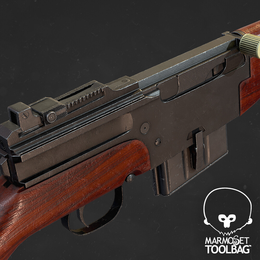 ArtStation - MAS 49/56 Rifle