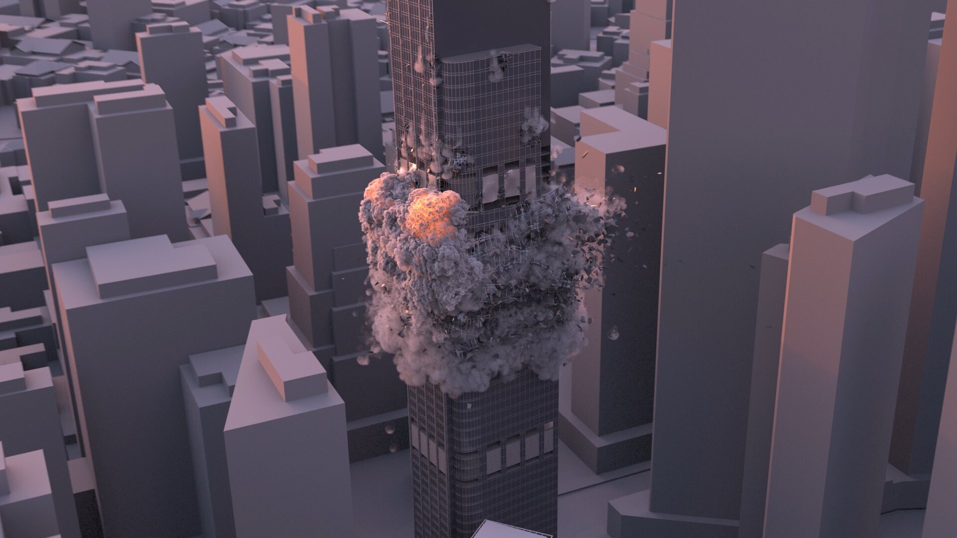 ArtStation - Houdini RBD destruction