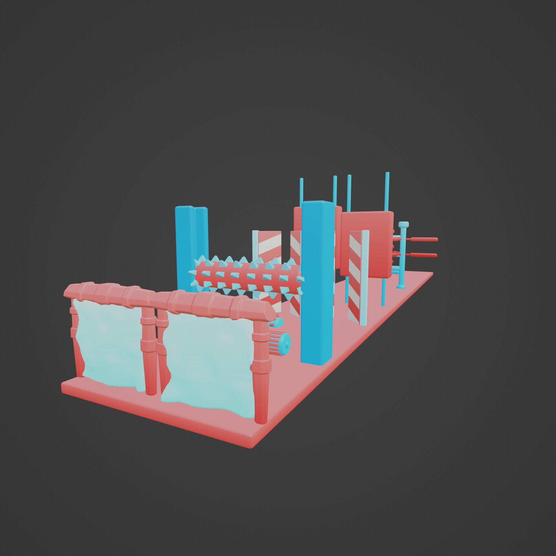 ArtStation - Low Poly Obstacles