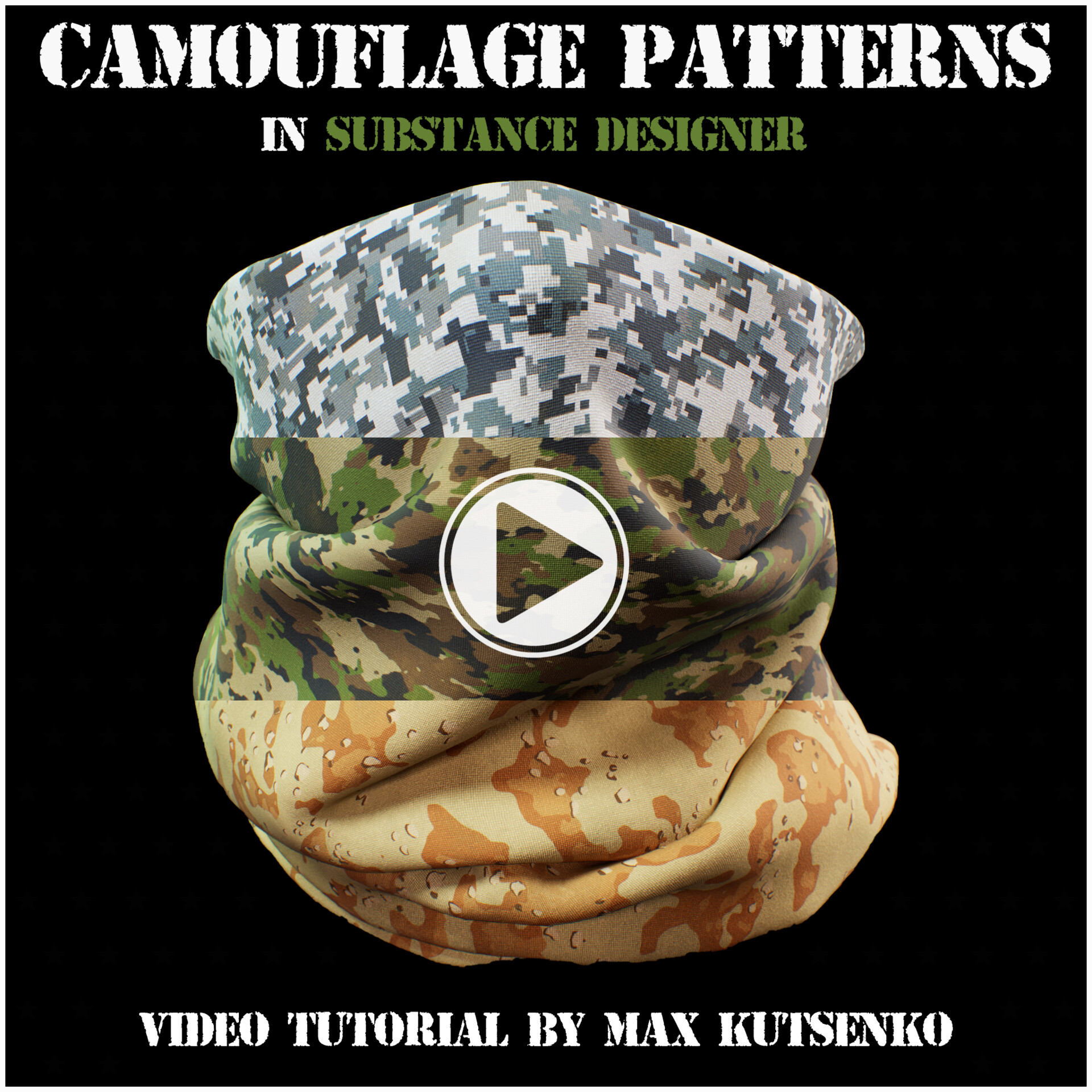 ArtStation - Camouflage patterns video tutorial