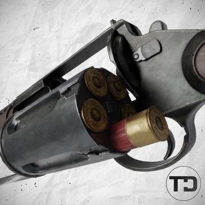 ArtStation - MTS-225 Revolver Shotgun