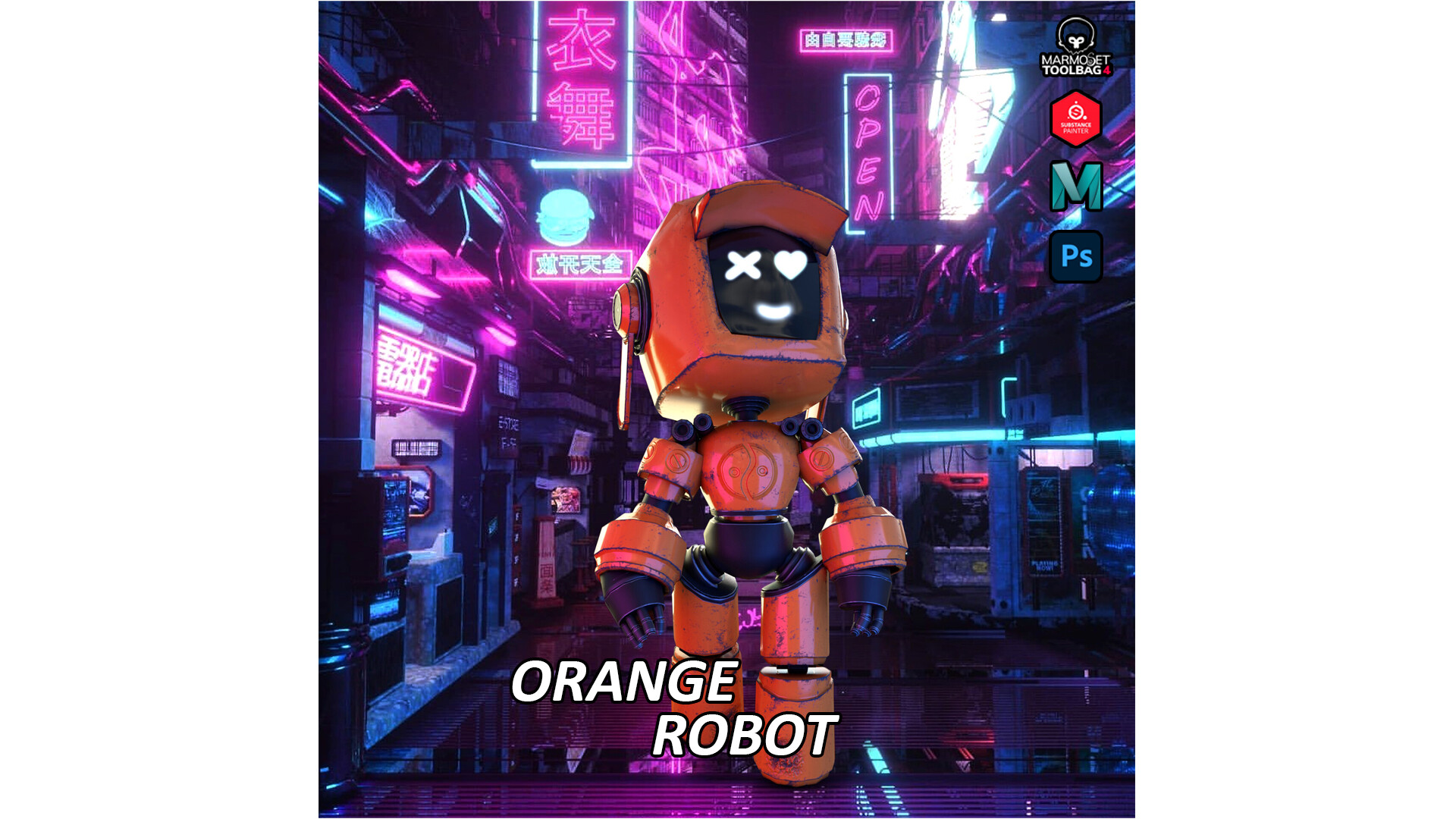ArtStation - Orange Robot