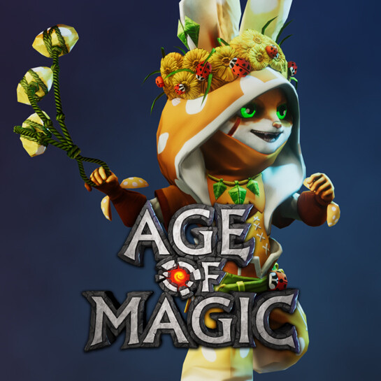 ArtStation - In-game character for Age of Magic by Playkot
