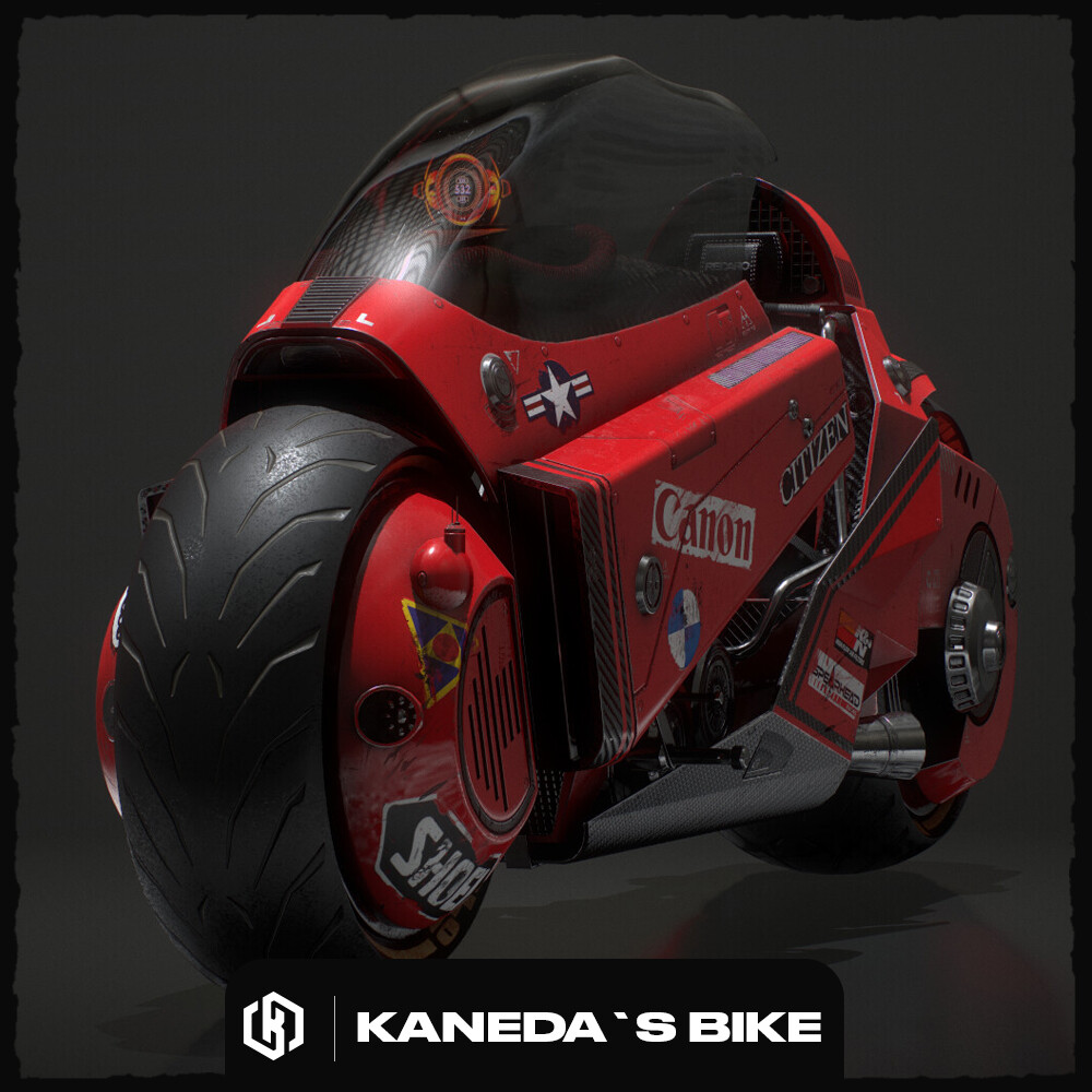 ArtStation - Kaneda's bike from Akira