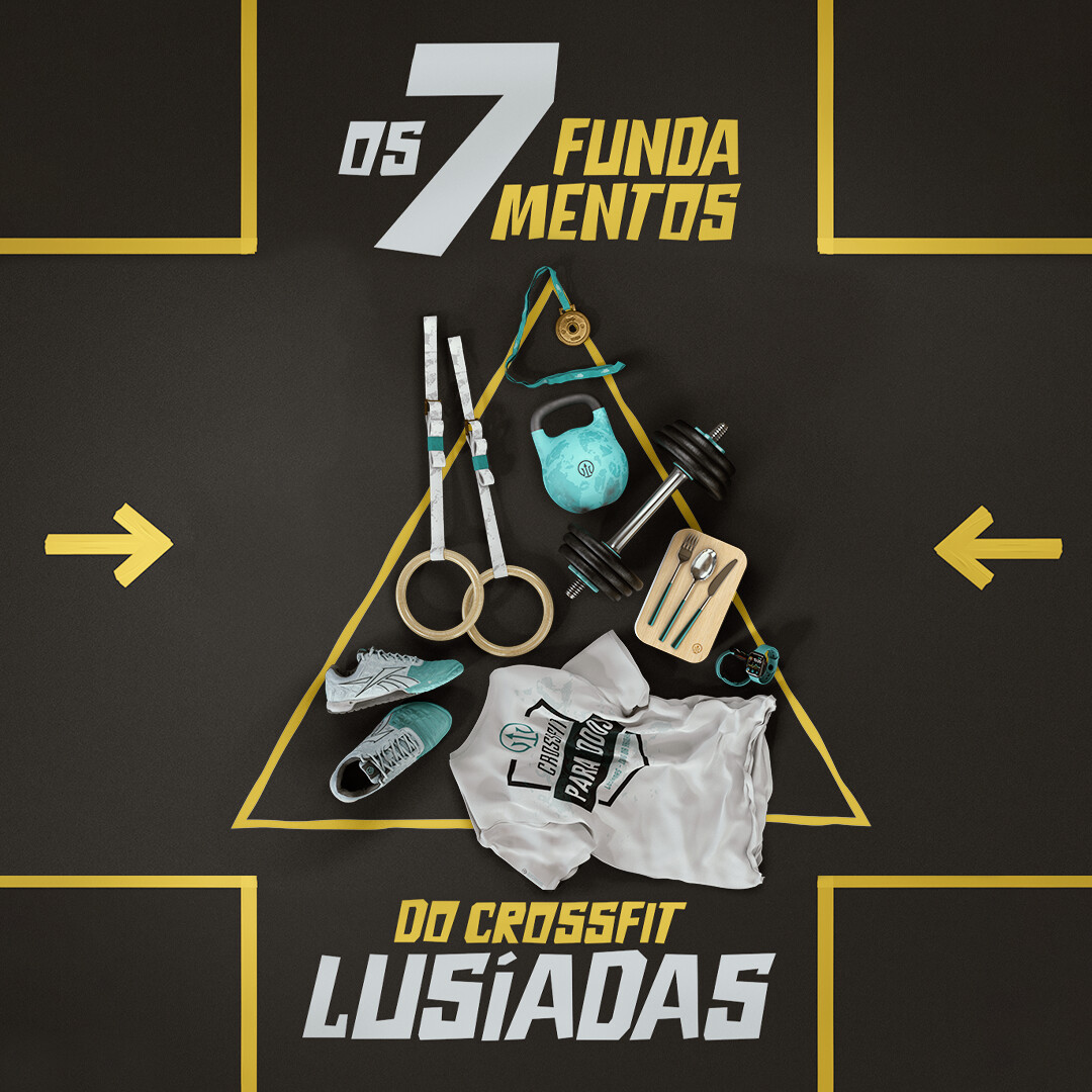 ArtStation - 7 Fundamentos do Crossfit - Infographic