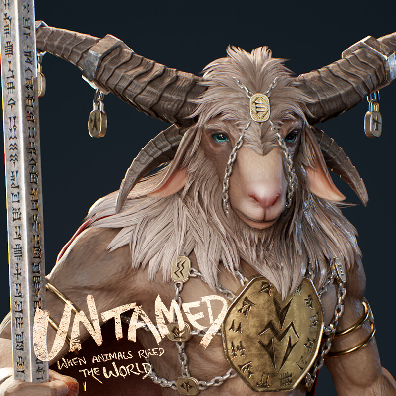 ArtStation - Capra Anima: Temple Guard - Untamed: When Animals Ruled ...