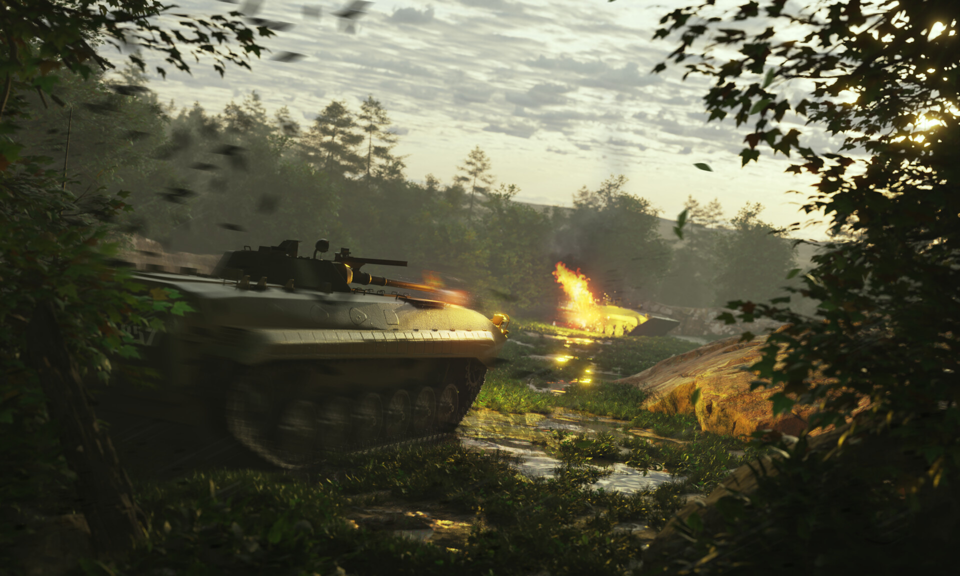 ArtStation - Tank Battle
